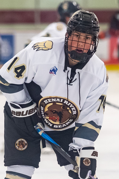 Andy Larson was one of five Brown Bears to tally three points in Kenai ...
